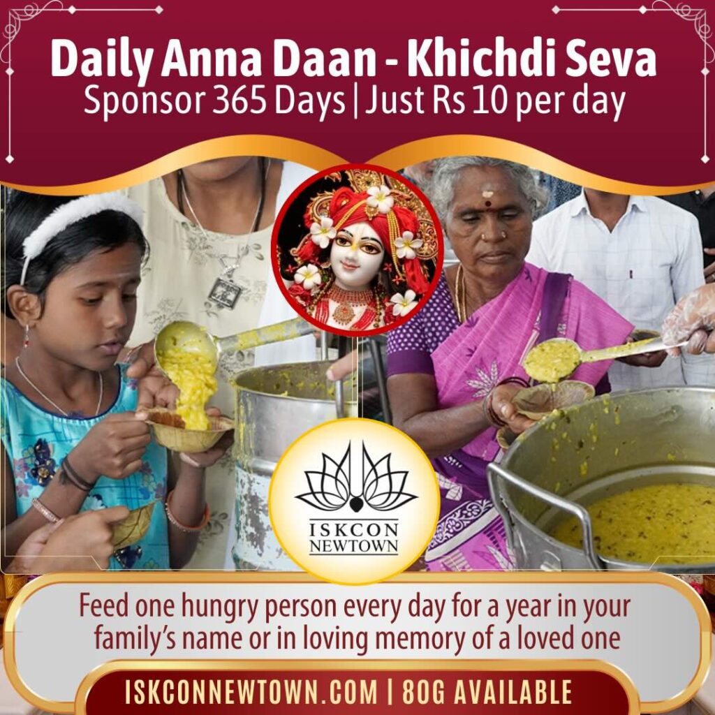 Anna Daan – Daily Khichdi Prasad Seva Donation | ISKCON