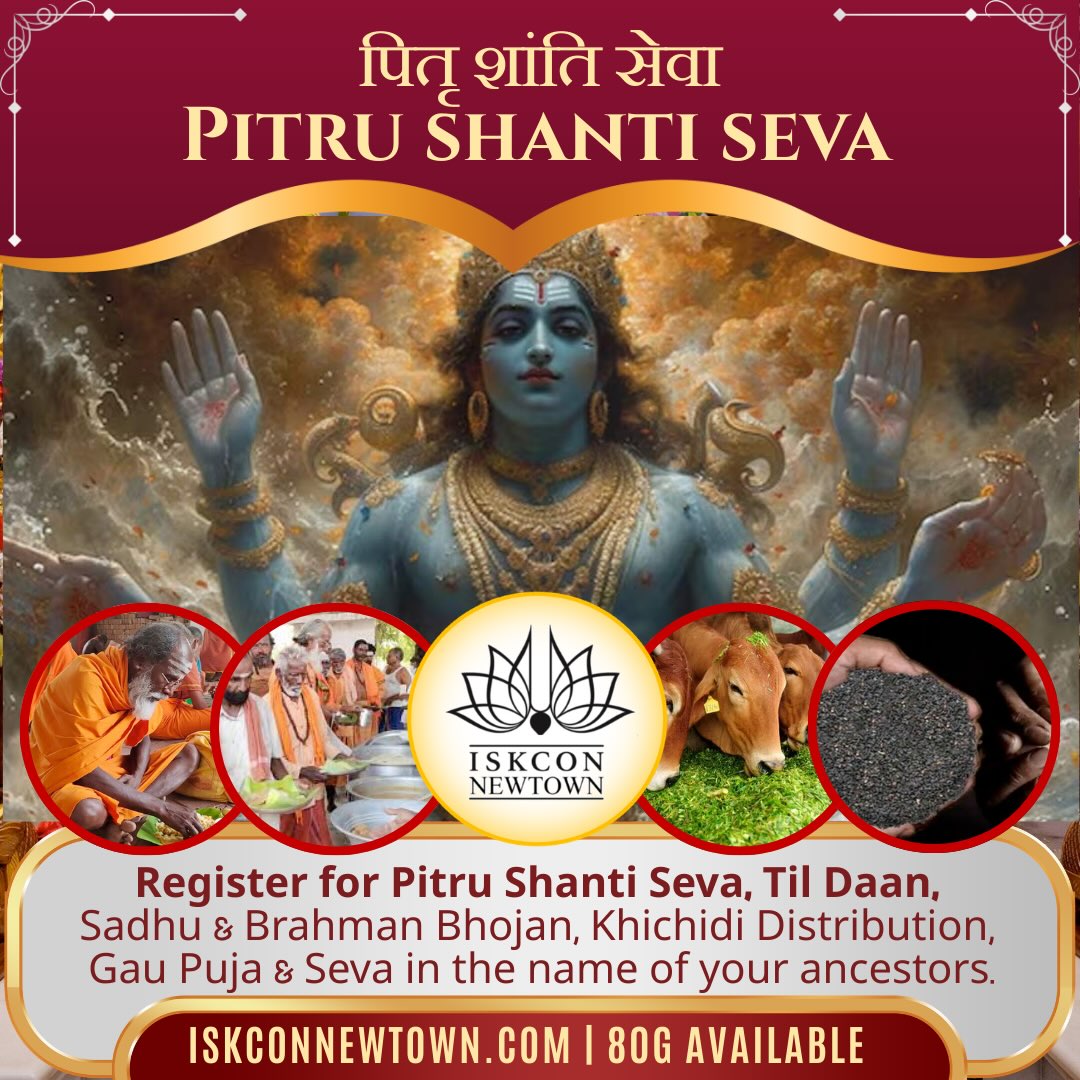 Pitru Paksha Seva at ISKCON